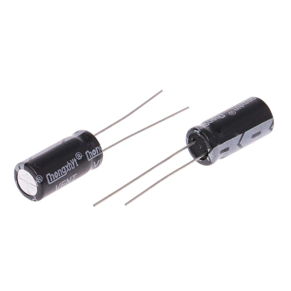 Electrolytic Capacitor 2 PCS 47uf Radial Electrolytic Capacitor ...
