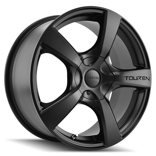 Touren TR9 17x7 5x108/5x4.5" +42mm Matte Black Wheel Rim 17" Inch ...