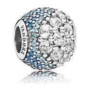 PANDORA Blue and Clear Sparkle Charm - 798487C02 - Walmart.com