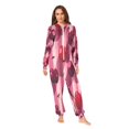 1-Pack Onesie Adult Hooded Pajamas, Soft Fleece Full Zip One Piece ...