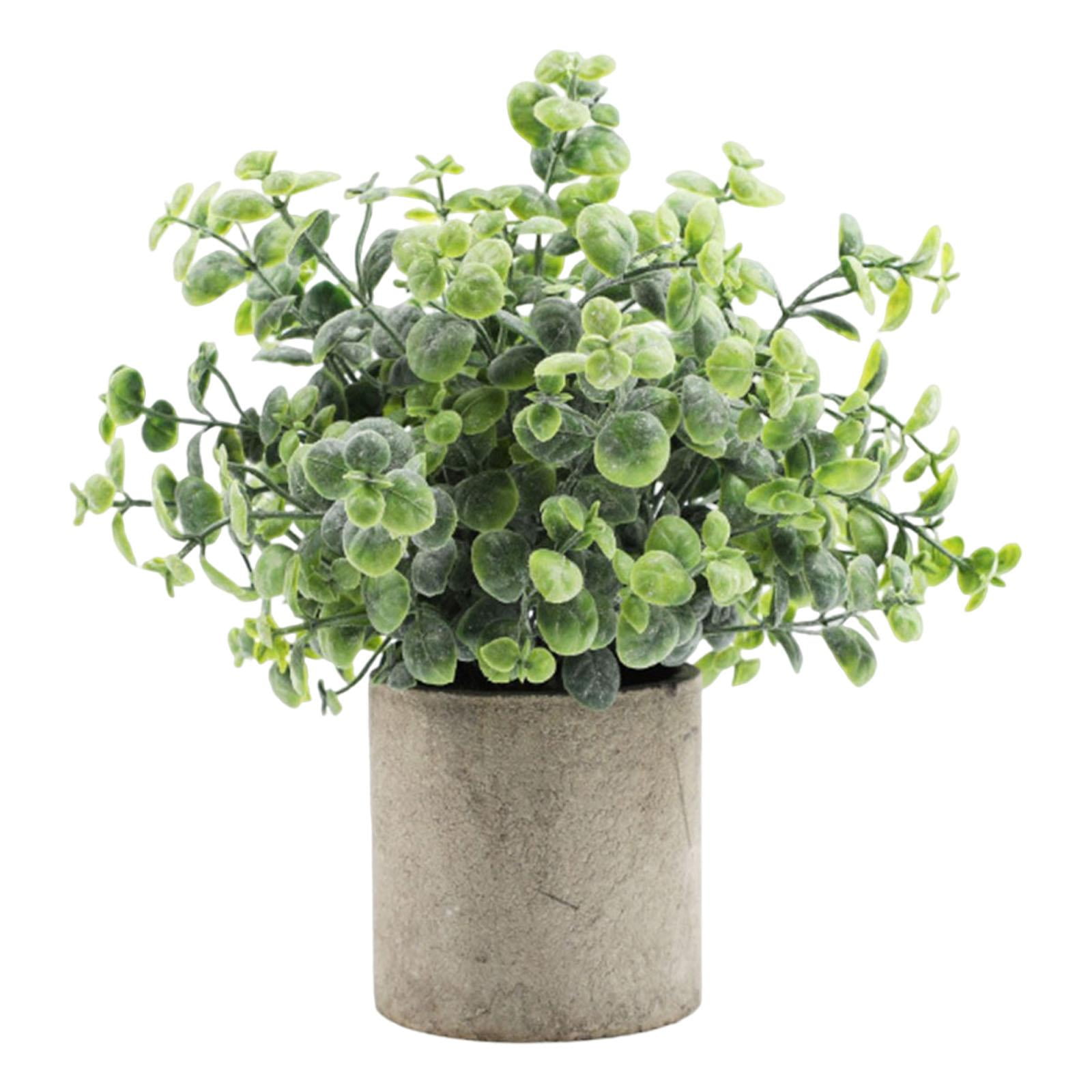 Faux Mini Potted s in Pots Greenery Arrangement for Farmhouse Indoor ...