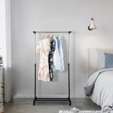 Ktaxon Portable & Expandable Rolling Garment Rack with Adjustable Stand ...