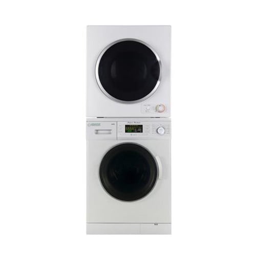 Space-saving Stackable Washer and Dryer set, Quiet, Winterize, Auto-Dry ... Space-saving Stackable Washer and Dryer set, Quiet, Winterize, Auto-Dry ...