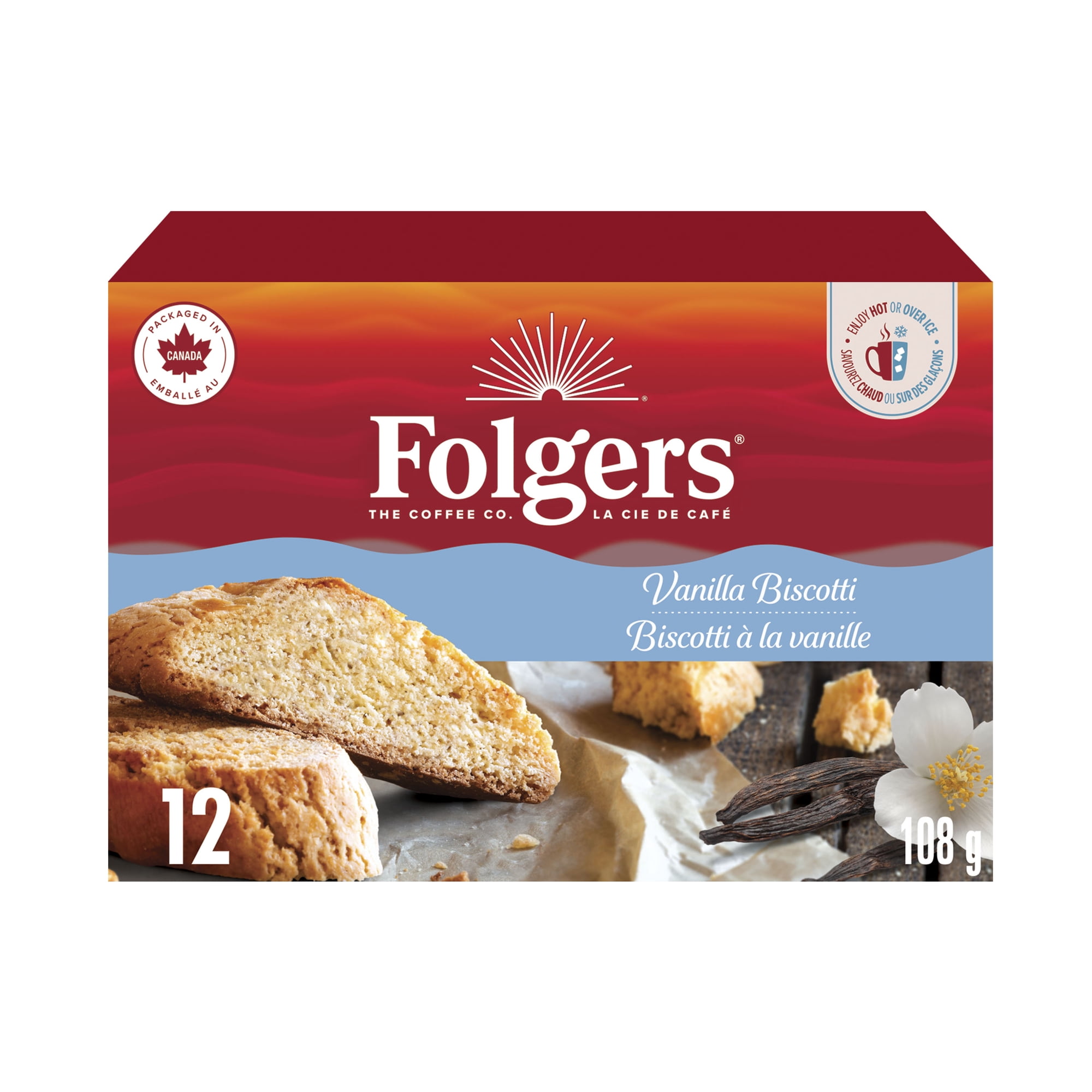 Click here for Folgers Vanilla Biscotti K-Cup Coffee Pods 12 Coun... prices