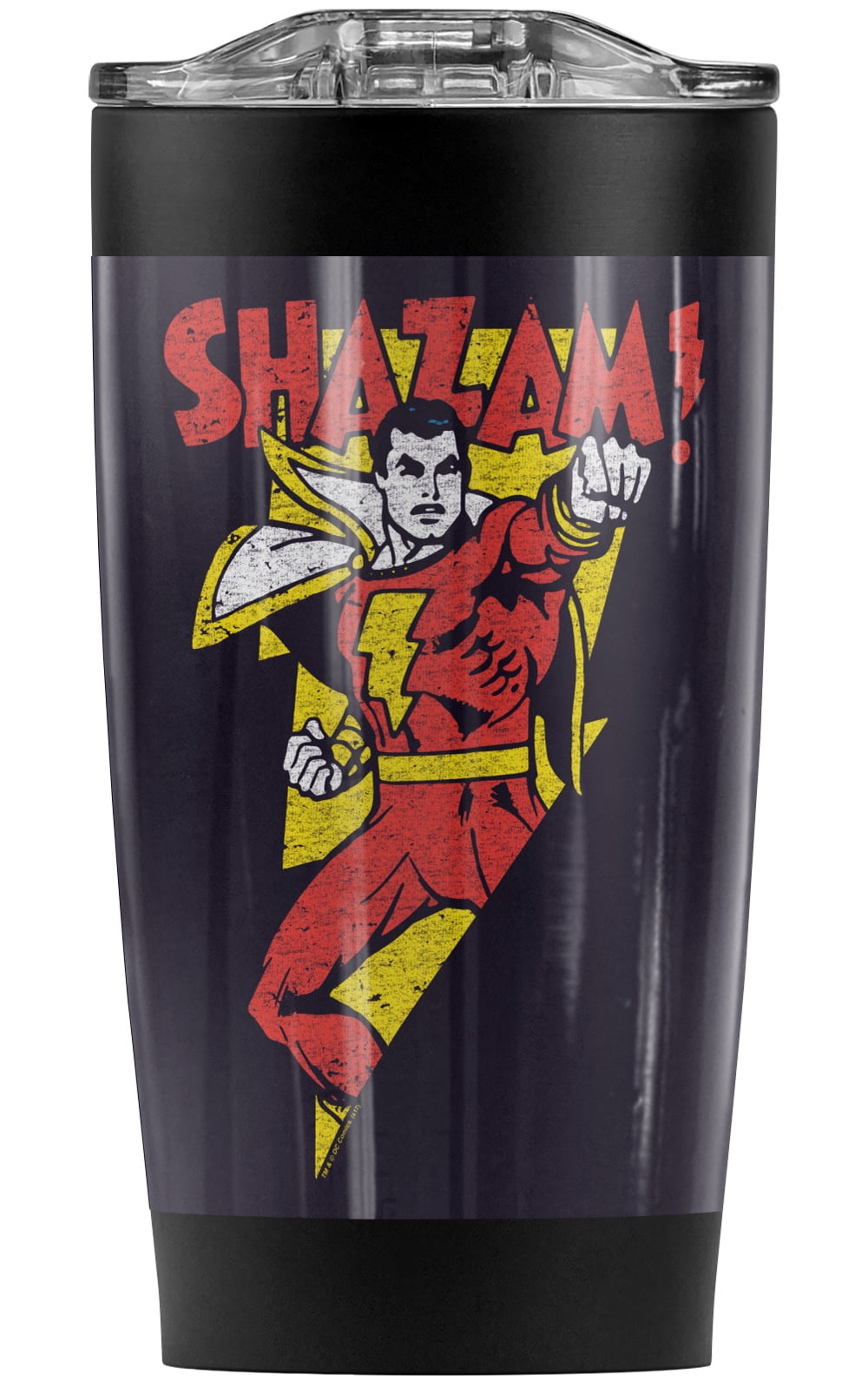 Justice League Shazam! In Bolt Stainless Steel Tumbler 20 oz Coffee ...