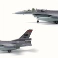 1:100 Scale Metal F-16C Fighter Jet Model, Diecast Military Aircraft ...