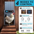 Automatic Chicken Coop Door, Extra Large Size, Anti-Pinch Design ...