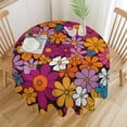 50x50in Round Tablecloth Car Line Straight And Dense Wireless Head Gap ...