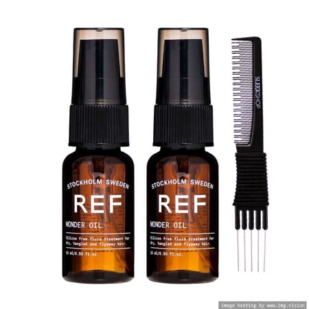 Reference Of Sweden REF Wonder Oil (0.50 oz) with SLEEKSHOP Teasing Comb (PACK OF 2) | Walmart ...