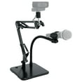 Rockville iSTAND 85 Dual Desktop Boom Arm + Gooseneck for Webcam and ...