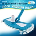 "U.S. Pool Supply 12"" Deluxe Butterfly Pool Vacuum Head with Side ...