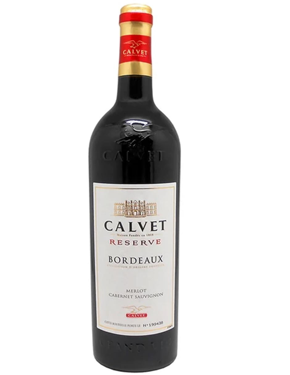 Vino Tinto Calvet Reserve Tinto Burdeos 750 ml | Bodega Aurrera en línea