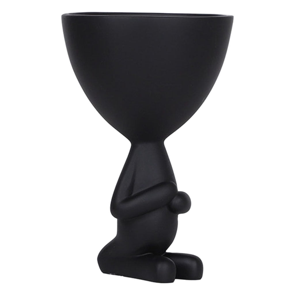 Human Statue Humanoid Flowerpot Planters Fleshy Flower Pot Crafts Cute ...