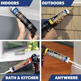 White Lightning WL30060 3006 Siliconized Acrylic Latex All Purpose ...