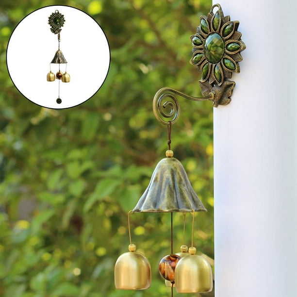 Memorial Wind Chime Antique Garden Ornaments Brass Bell Windchimes ...