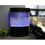 Penn-Plax Water World Luxury Large Acrylic Tank with Built-in Stand and ...
