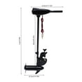 Miumaeov 12V 1.5 HP Electric Trolling Motor, 80LBS Speed Adjust, Handle ...