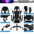 Gaming Chair Computer Massage Chair Reclining Office Chair with ...