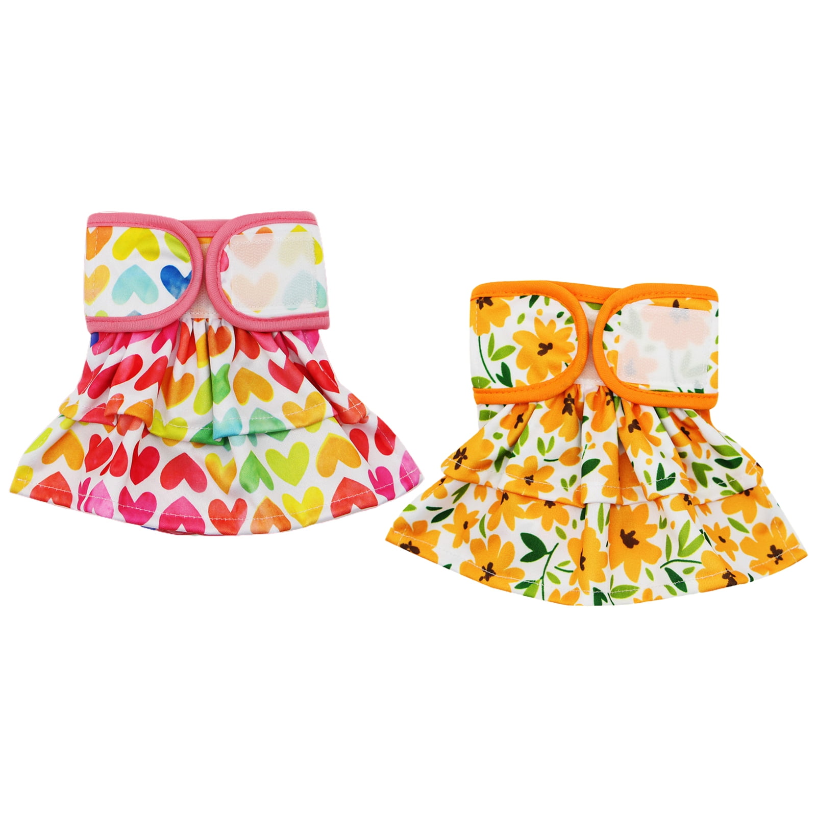 Shenmeida Washable Reusable Dog Diapers (Flower Pattern) - Durable ...