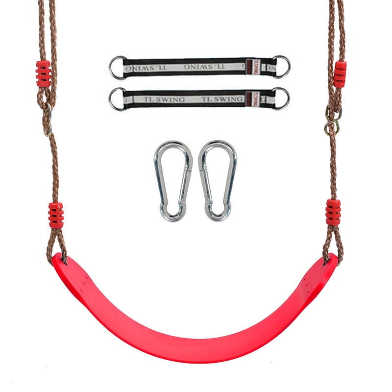 Sutekus Belt Swing Playground Swing Set Replacement Swing Seat Red - Walmart.com