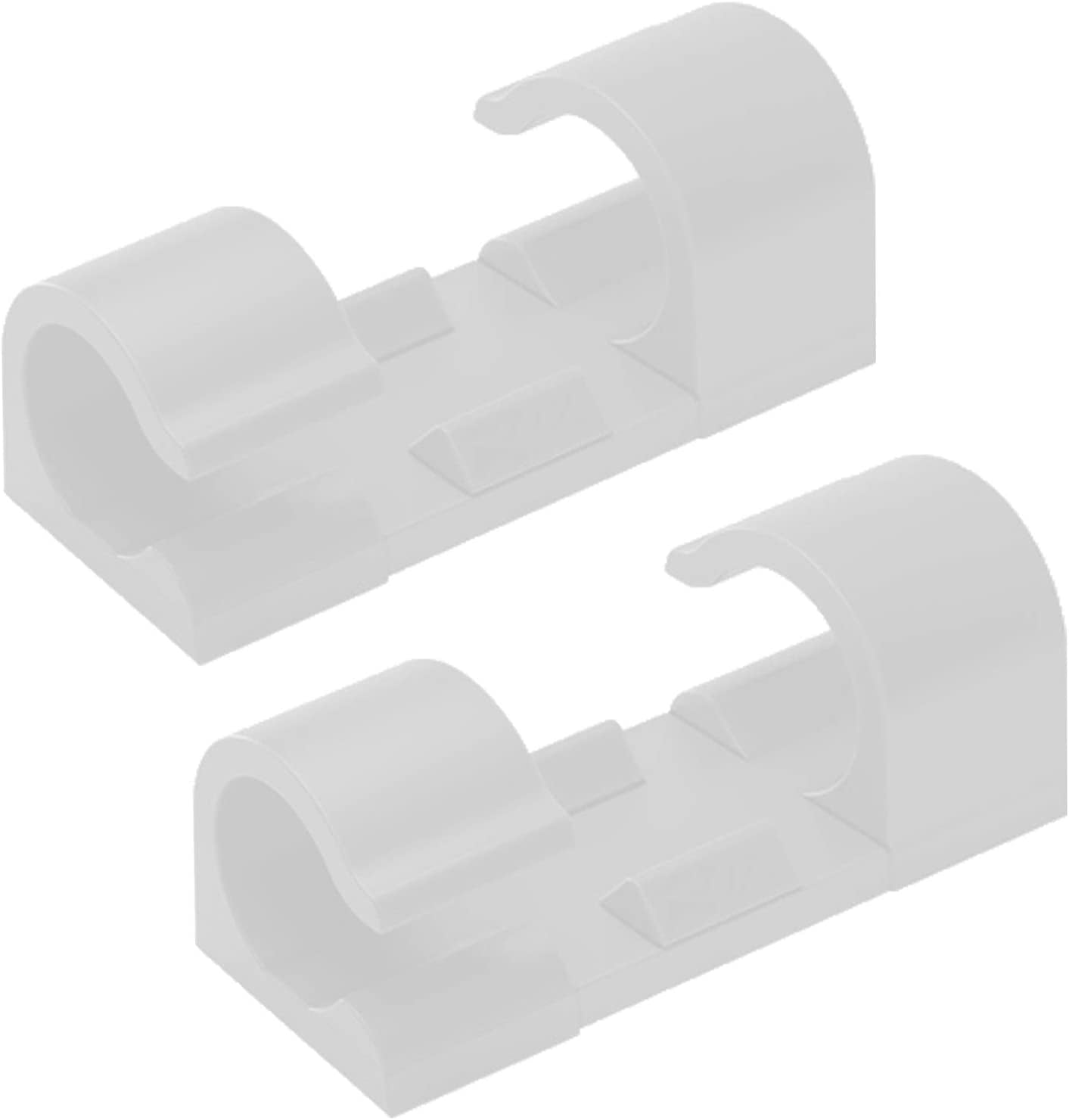 Self Adhesive Cable Tidy Clips, 60 PCS Cable Drop Wire Holder Plastic ...
