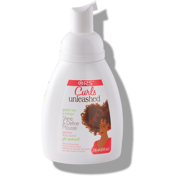 ORS Curls Unleashed Green Tea and Mango Shine and Define Mousse 8 oz ...