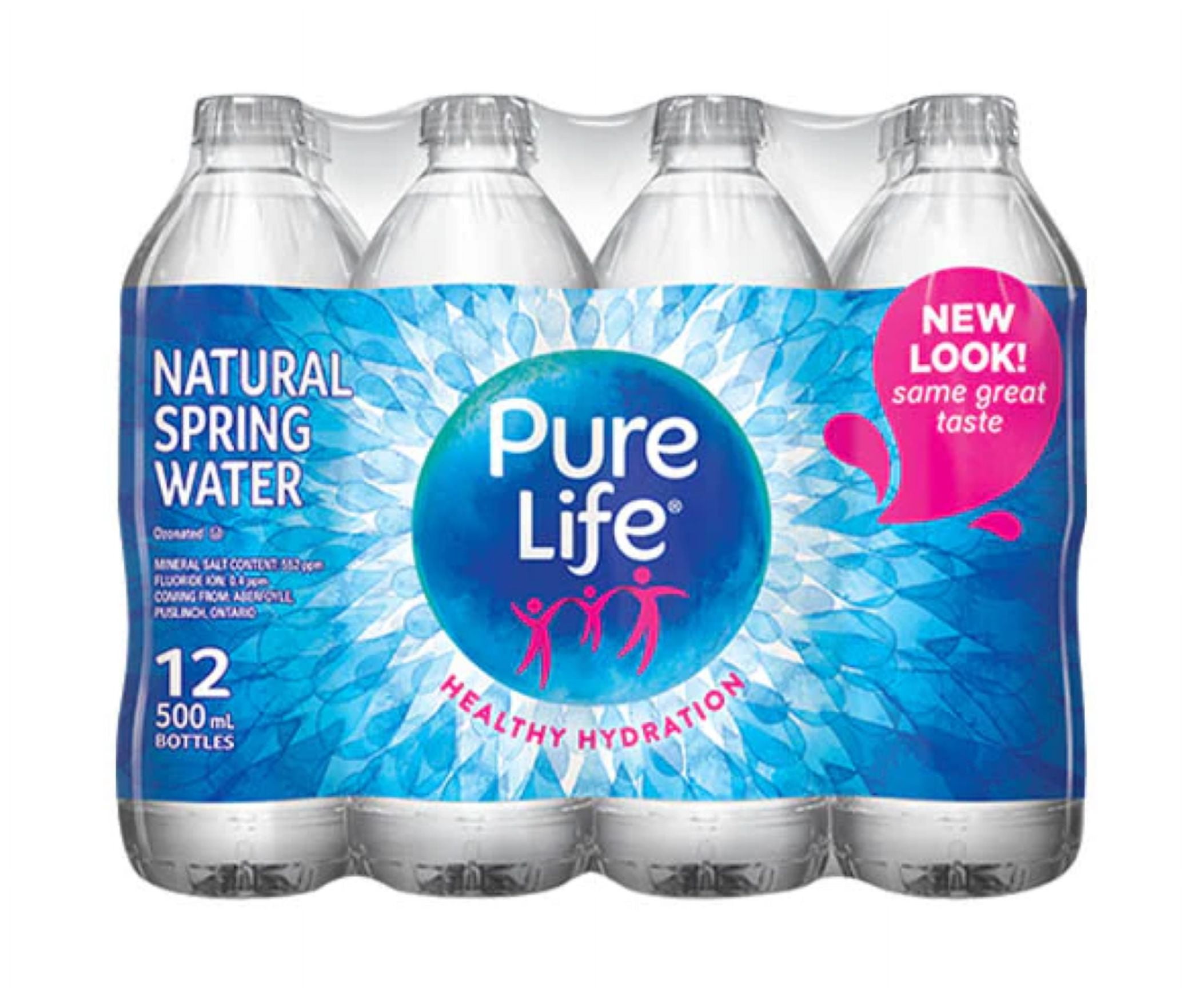 PURELIFE - SPRING WATER 500ml - Pack of 12 - Walmart.ca