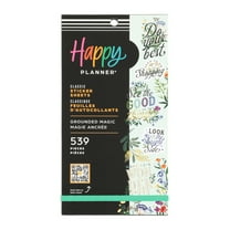 Happy Planner 30 Sheet Value Sticker Pack, Colorful Animal Theme, 585 ...