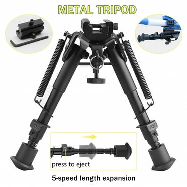 Universal Barrel Hunting Clamp Mount Adjustable Tactical Rifle Bipods ...