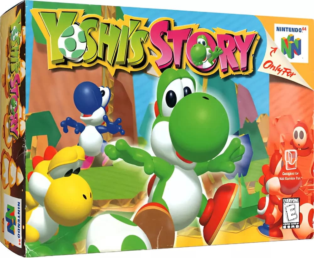 Yoshi's Story N64 Físico En Caja Con Manual Nintendo 64 | Walmart en línea