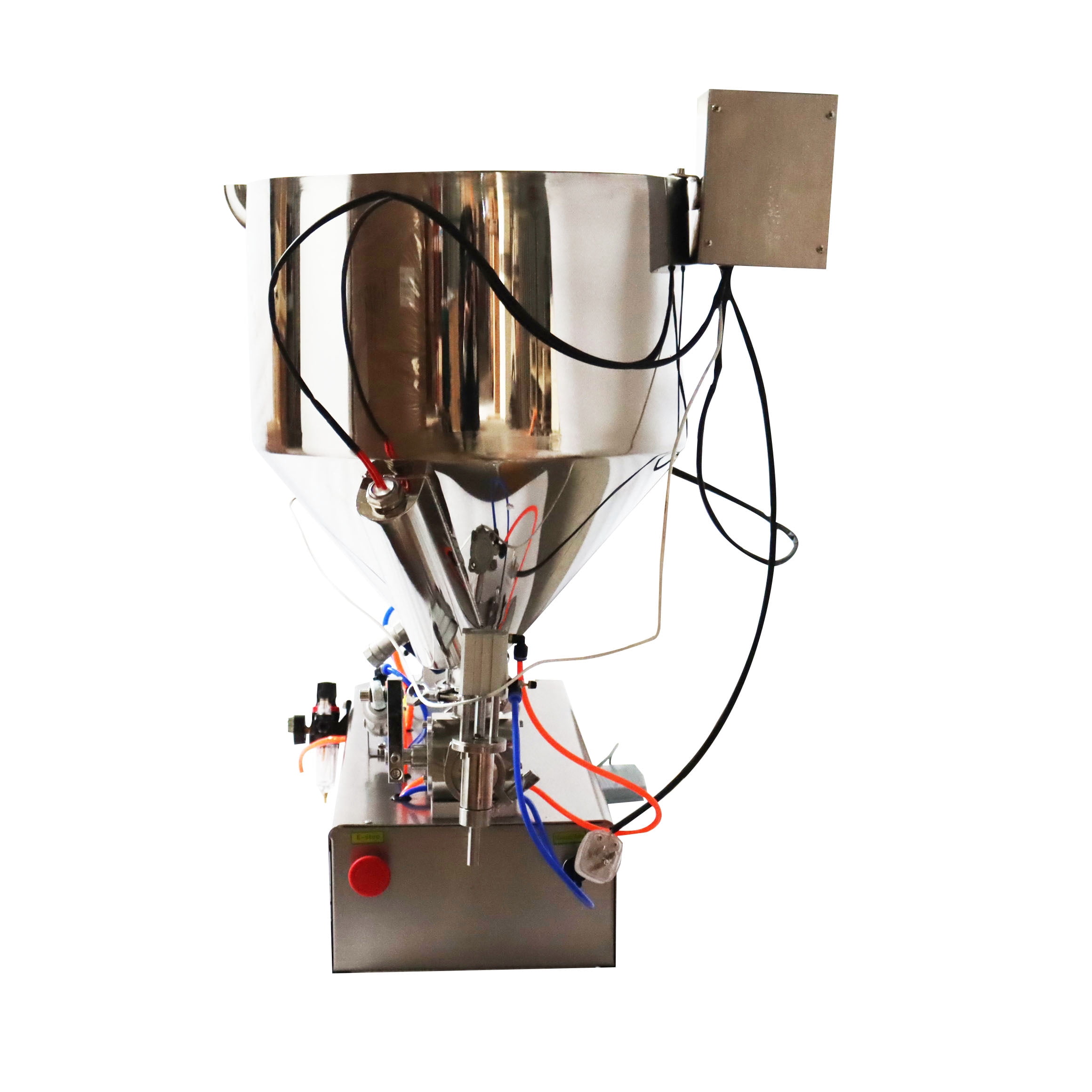 Buy INTSUPERMAI Pneumatic Paste Liquid Heating Filling Machine Piston ...