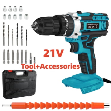 20V Cordless Drill, Electric Power Drill Set with 1 Battery & Charger ...