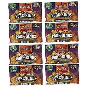 Lowrey's Original Bacon Curls Microwave Popcorn Style Pork Rinds Snack ...