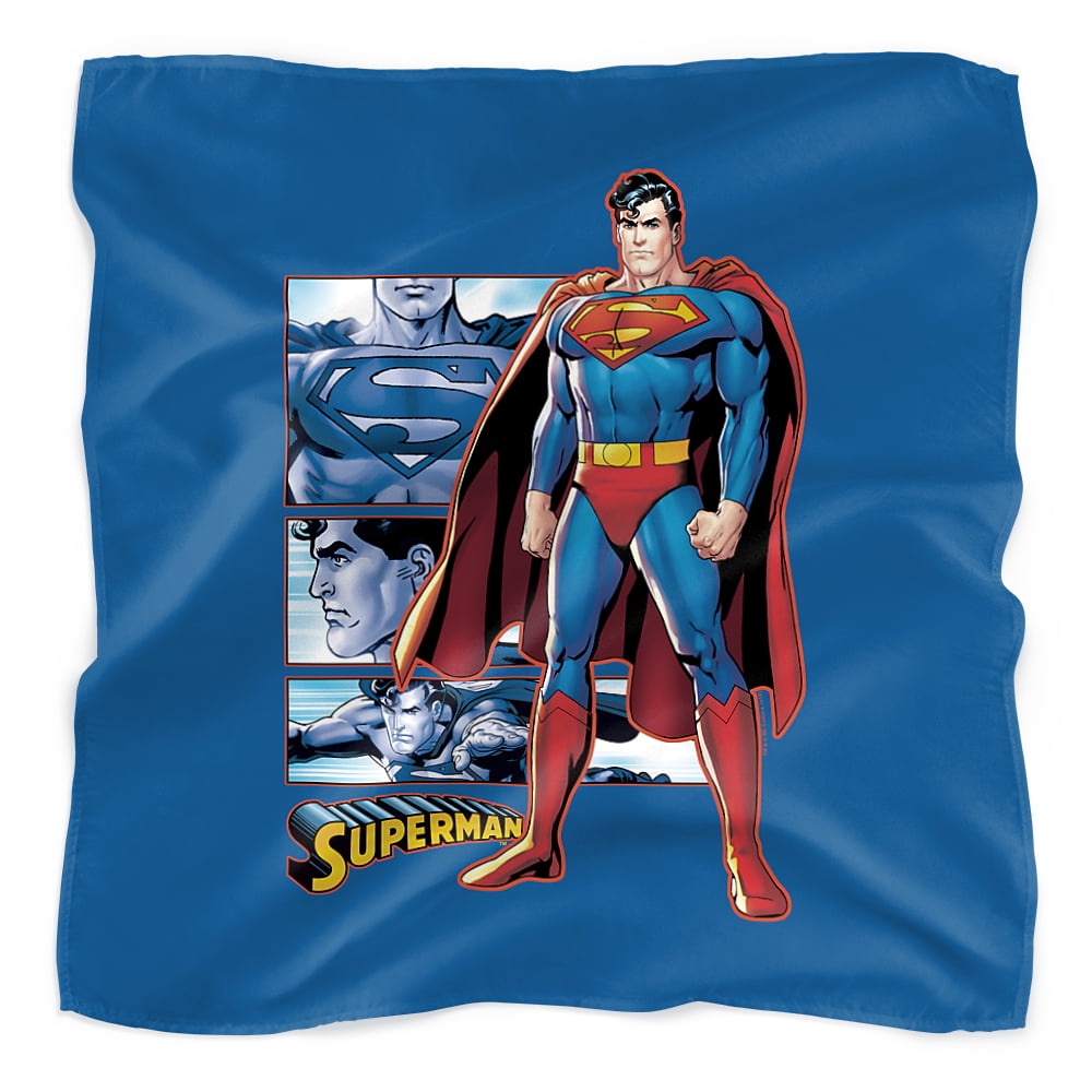 Superman Comic Panels Bandana (21 in x 21 in) - Walmart.com