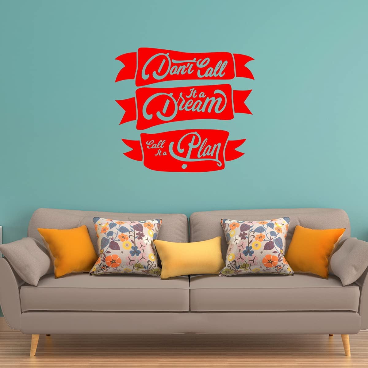 VWAQ Don't Call It A Dream Call It A Plan Inspirational Wall Decal ...