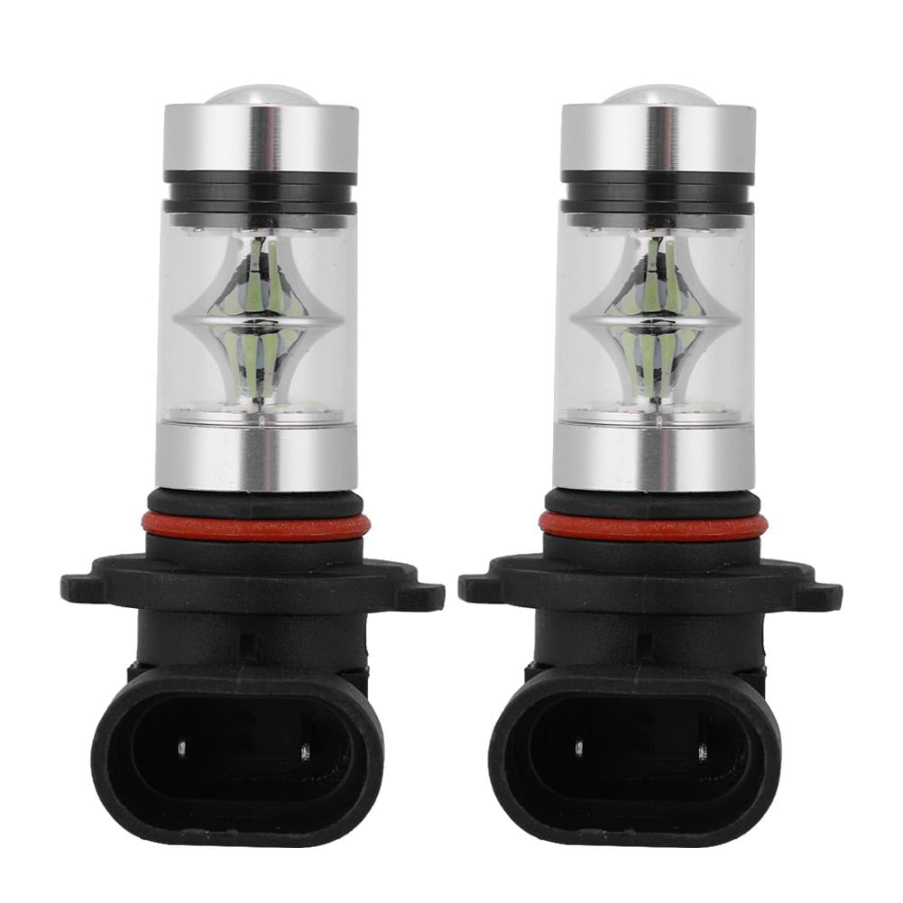 Spptty 2pcs 9005 H10 9145 8000K Ice Blue 100W LED Headlight Bulbs Fog ...