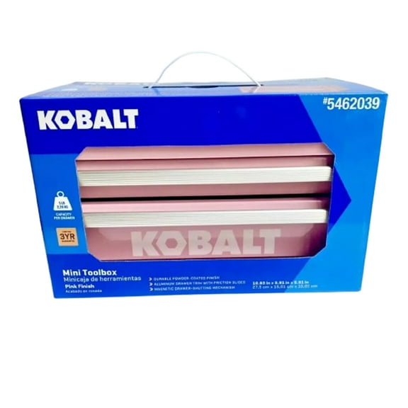 Kobalt Mini 2-Drawer Pink Steel Tool Box - Walmart.com