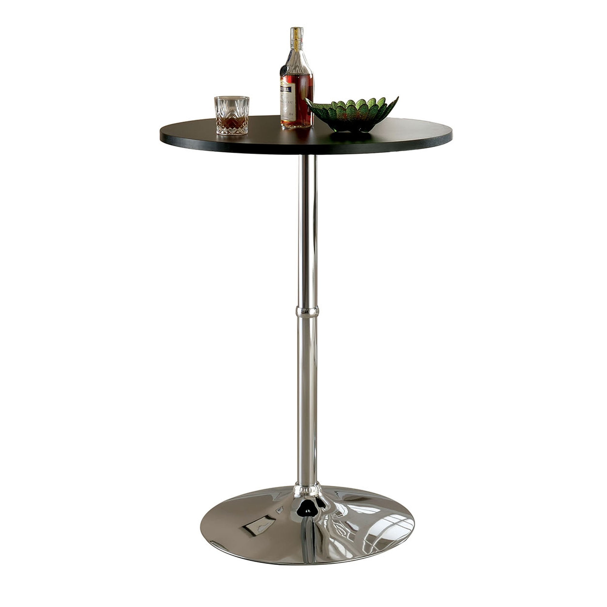 Nessa Contemporary Bar Table, Black - Walmart.com