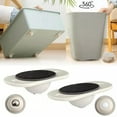Meggemo 4PCS Storage Box Casters 360 Degree Rotating Universal Wheels ...