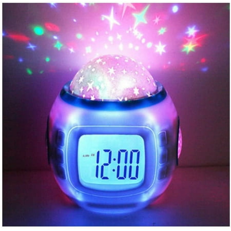 SHAR LED Musical Light Up Alarm Clock for 3-10 Year Old Boys and Girls ...