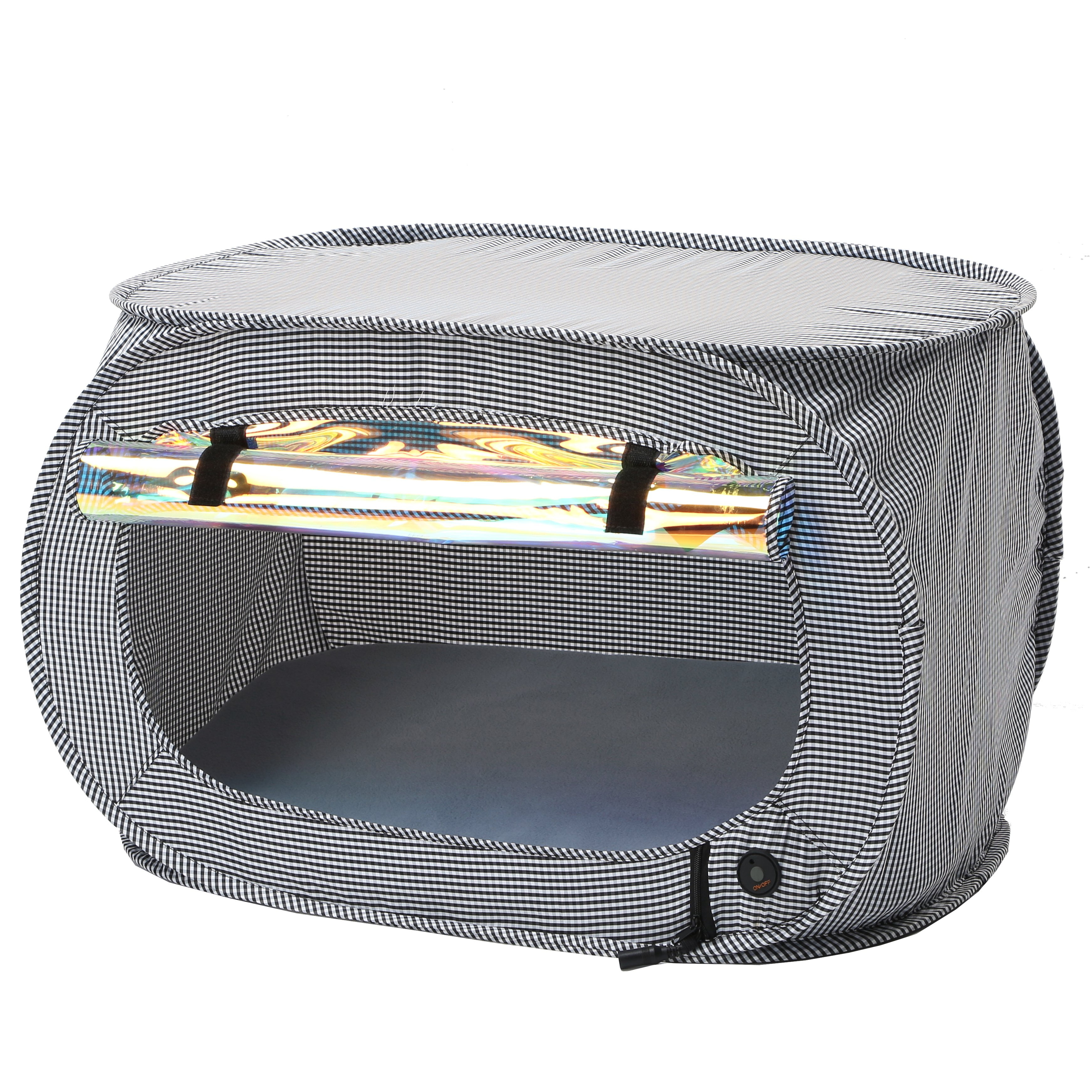 Pet Life "Enterlude" Electric Heating Wire Folding Travel Pet Tent ...
