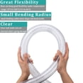 Suction Hose 3/4" ID 50 Feet Wire Reinforced Vinyl Tubing for Drain Oil ...