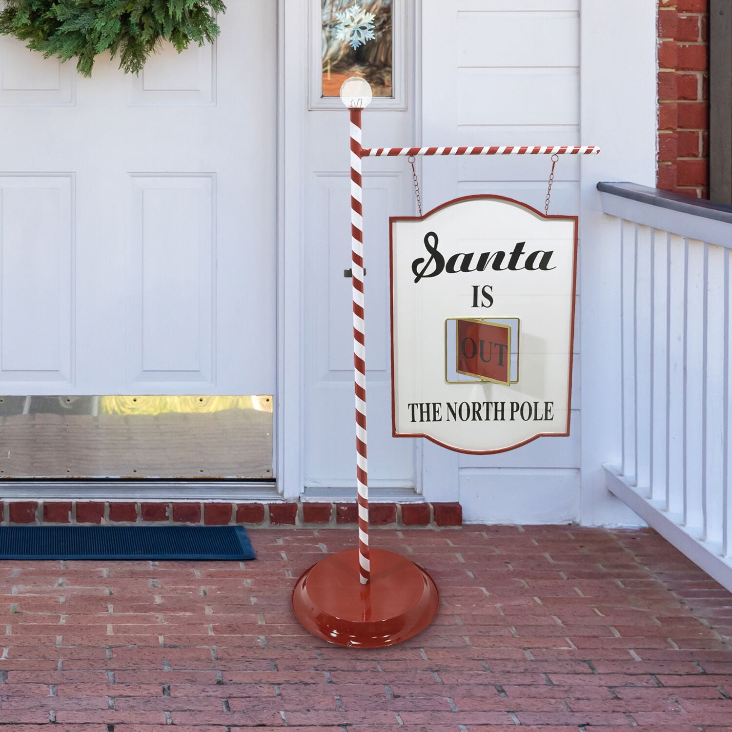 Santa North Pole Sign