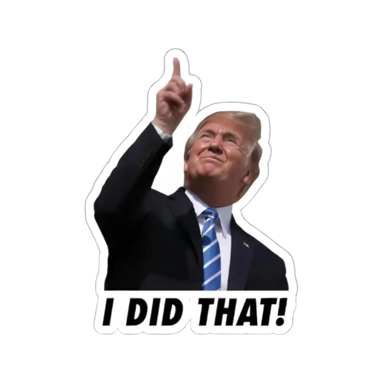 TETAIA 2 INCH 100 PCS I Did That Stickers Campaign Logo Parody Sticker ...