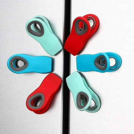 Magnetic Chips, 10 Pcs Multi-Color Colorful Magnetic Clips, Bag Clips ...