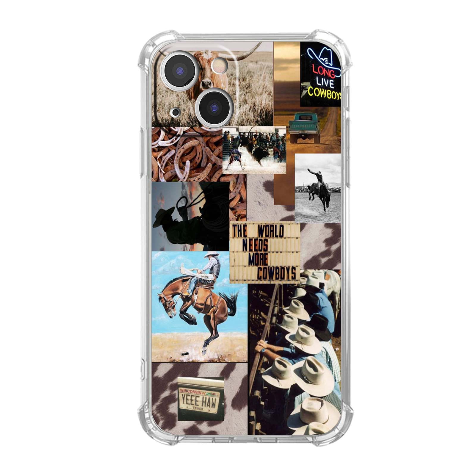 Western Cowboy Case for iPhone 13 Mini,Aesthetic Art Design Pattern ...