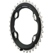 Shimano Deore M532 22T 64mm BCD 4 Bolt 9 Speed Silver Steel Inner Chainring - Walmart.com