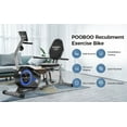 Pooboo Recumbent Exercise Bikes Sit Down Stationary Bicycle Magnetic ...