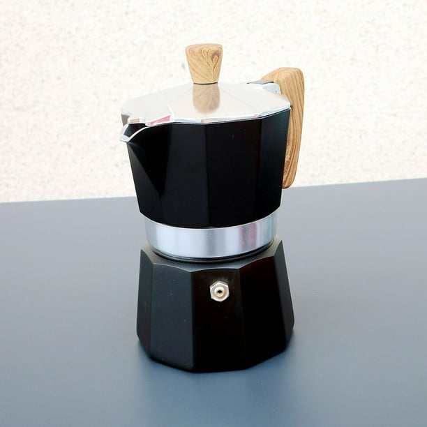 Cafetera de estilo europeo octogonal gruesa, cafetera italiana ...