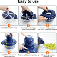 CURYMAY Automatic Garlic & Small Fruit Peeler - Rechargeable Electric ...